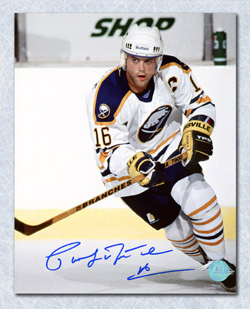 Pat LaFontaine Buffalo Sabres Autographed Captain 16x20 Photo - NHL Auctions