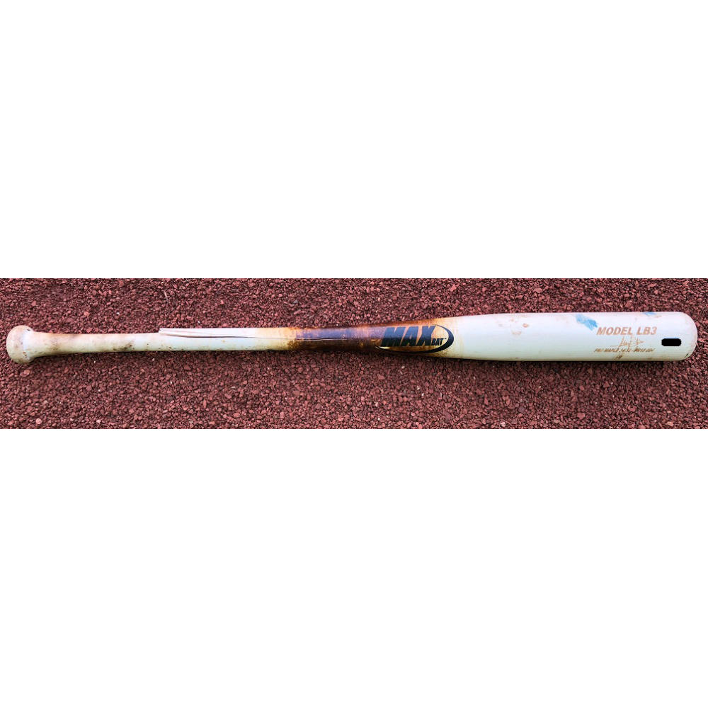 Lewis Brinson Game-Used Broken Bat | MLB Auctions