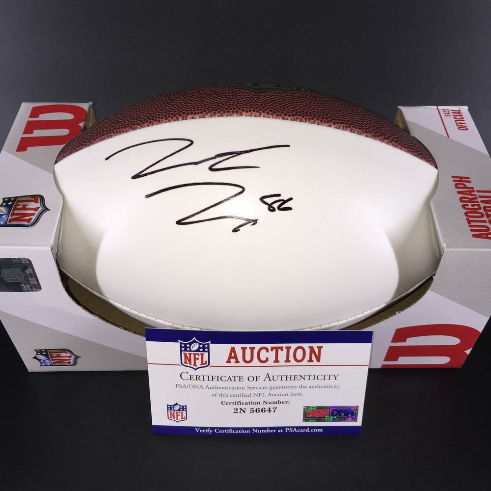 NFL Auction | Chargers - Hunter Henry Signed Panel ball