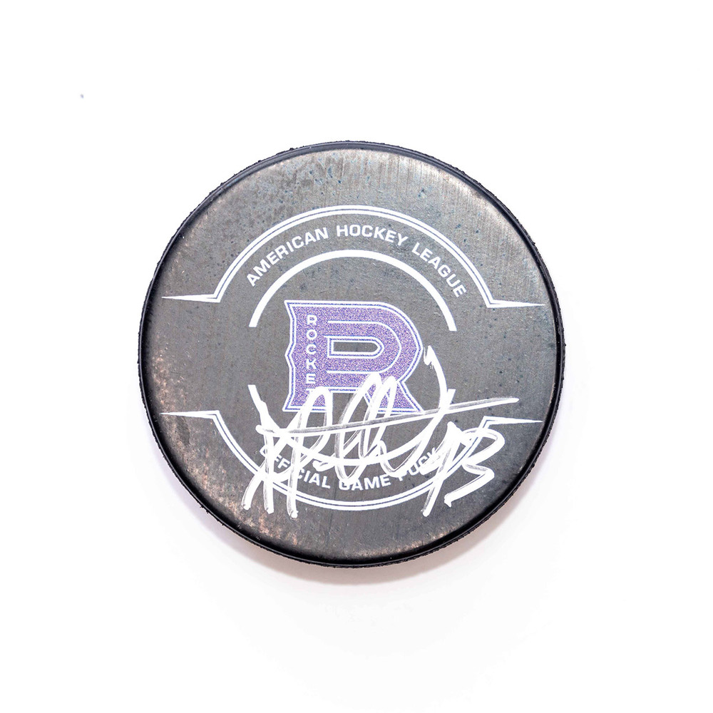 AHL Authentic - 2019-20 Laval Rocket Captain Signed Puck - #43 Xavier ...