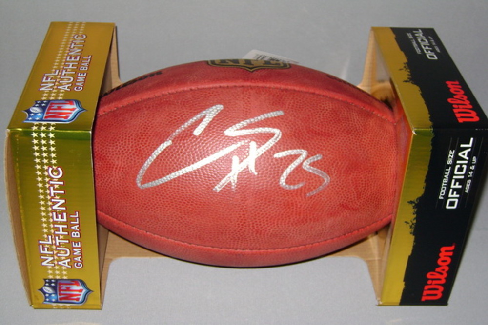 NFL - BRONCOS CHRIS HARRIS JR. SIGNED AUTHENTIC FOOTBALL | The official ...