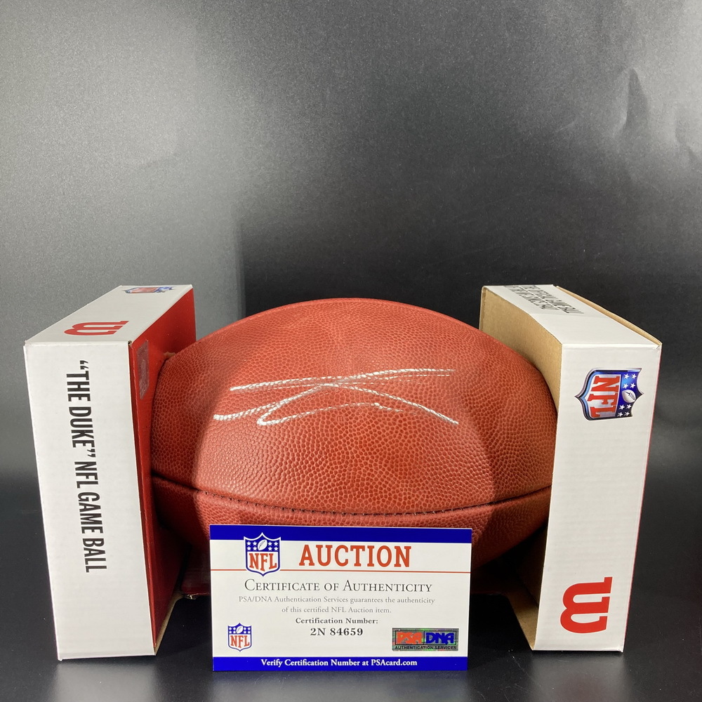 NFL - Chiefs George Karlaftis Signed Authentic Football | The official ...