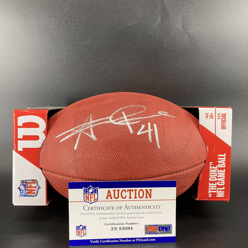 NFL - Saints Alvin Kamara Signed Authentic Football | The official ...