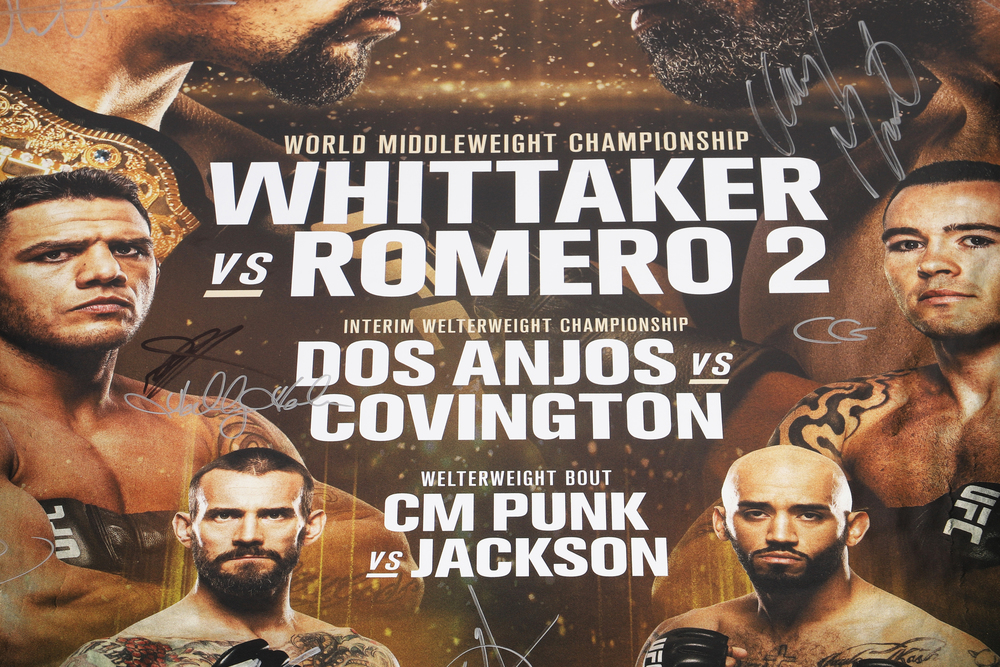 UFC 225: Whittaker vs. Romero 2 Autographed Event Poster | UFC Collectibles
