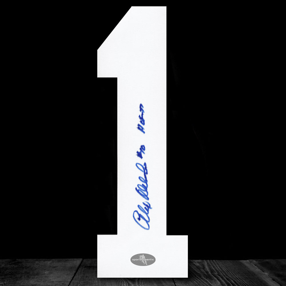 Alex Delvecchio Detroit Red Wings Autographed Jersey Number - NHL Auctions