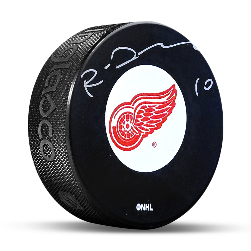 Ron Duguay Signed Detroit Red Wings Puck - NHL Auctions