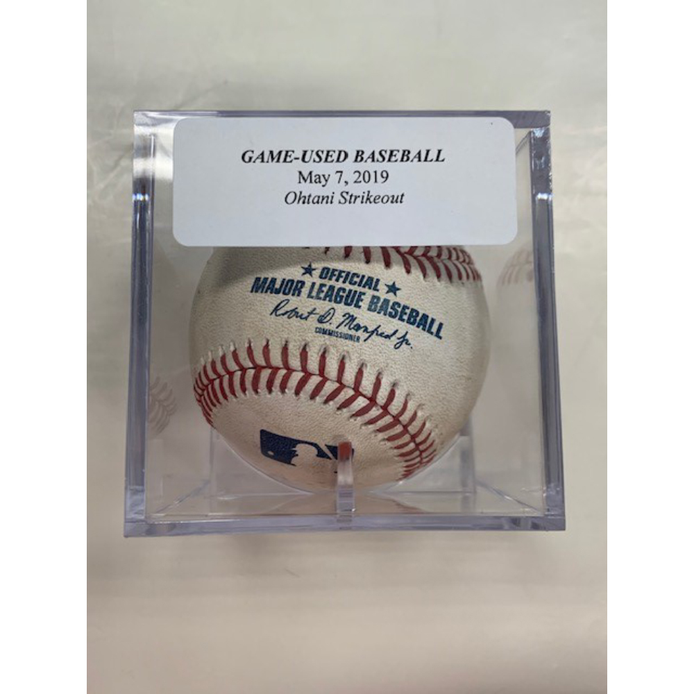 Game-Used Baseball: Shohei Ohtani Strike Out | Detroit Tigers Auctions