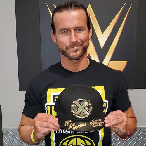 Adam Cole SIGNED NXT Championship Metal Badge Snapback Hat | WWE Auction
