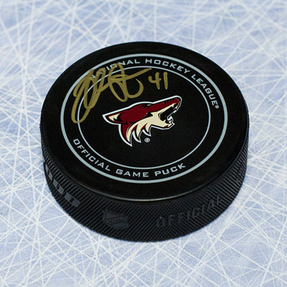 Mike Smith Arizona Coyotes Autographed Official Game Puck - NHL Auctions