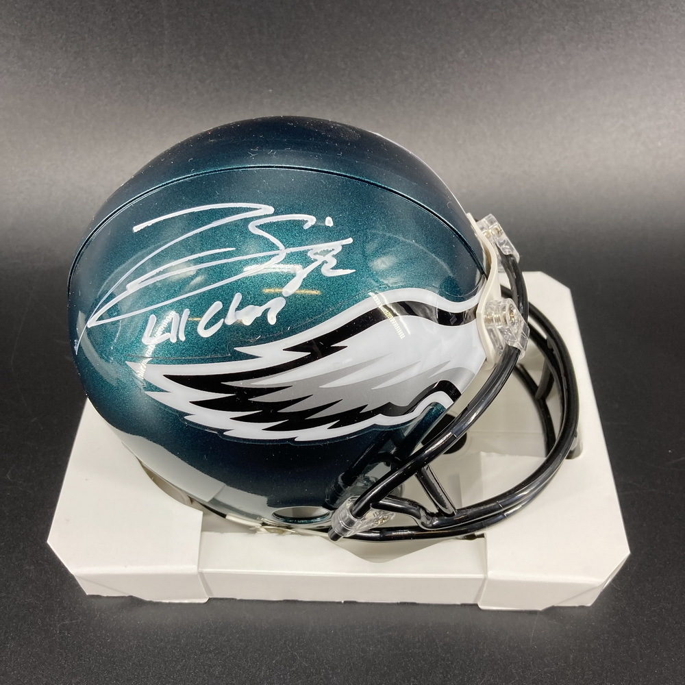 NFL - Eagles Torrey Smith Signed Mini Helmet | The official auction ...