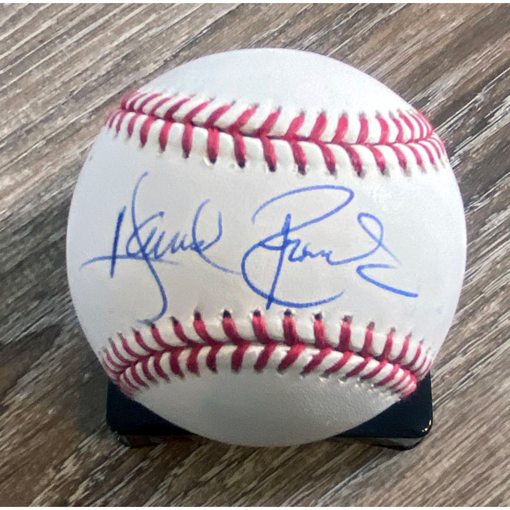 UMPS CARE AUCTION: Harold Reynolds Signed Baseball | MLB Auctions