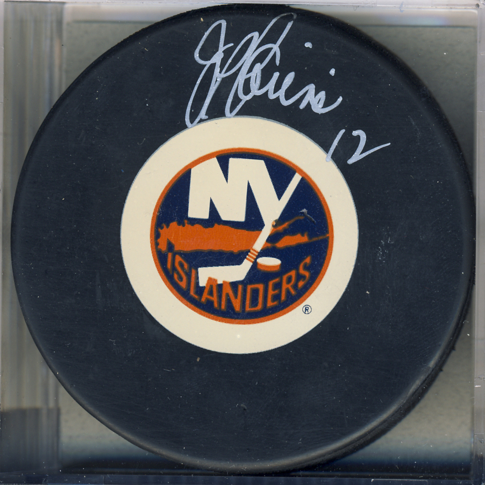 J.P. Parise New York Islanders Autographed Hockey Puck *Deceased ...