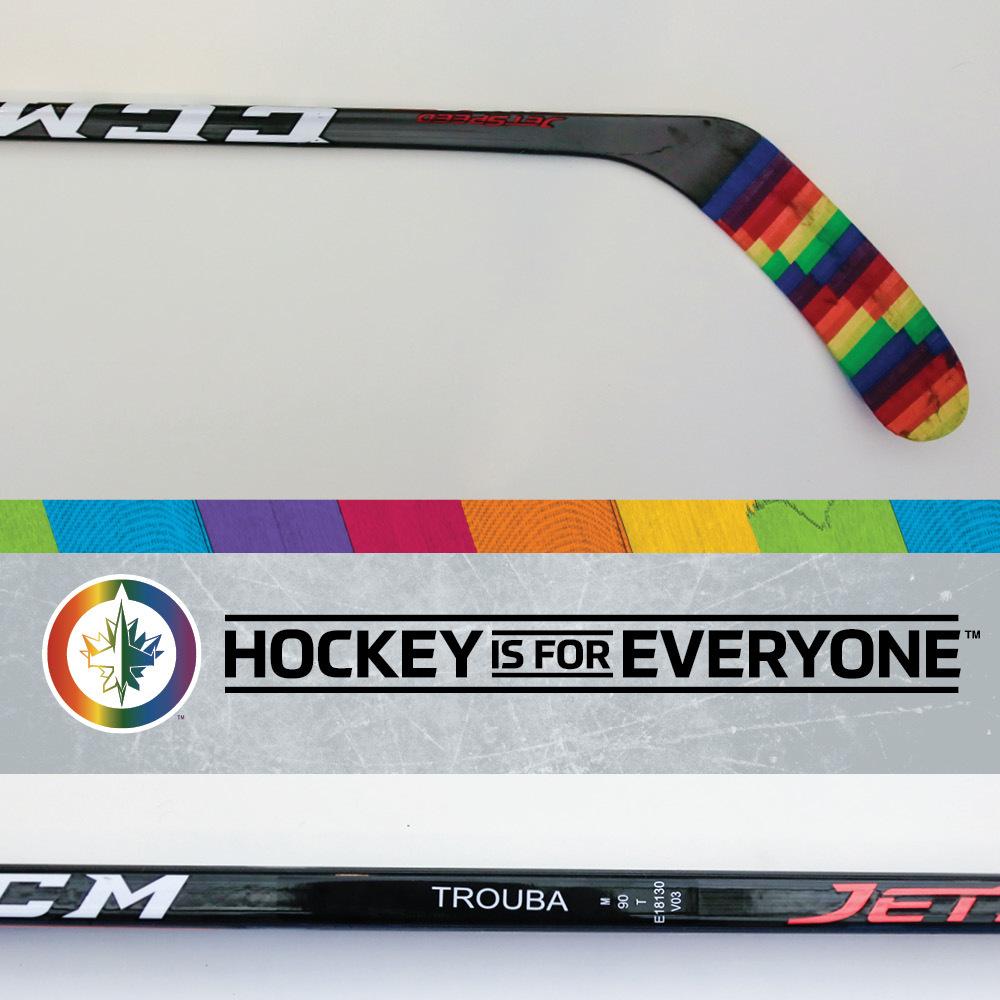 JACOB TROUBA Warm Up Used You Can Play Stick - NHL Auctions