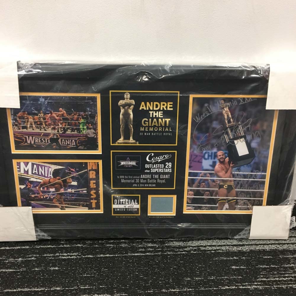 Cesaro "Andre The Giant Memorial Battle Royal" Signed Commemorative ...