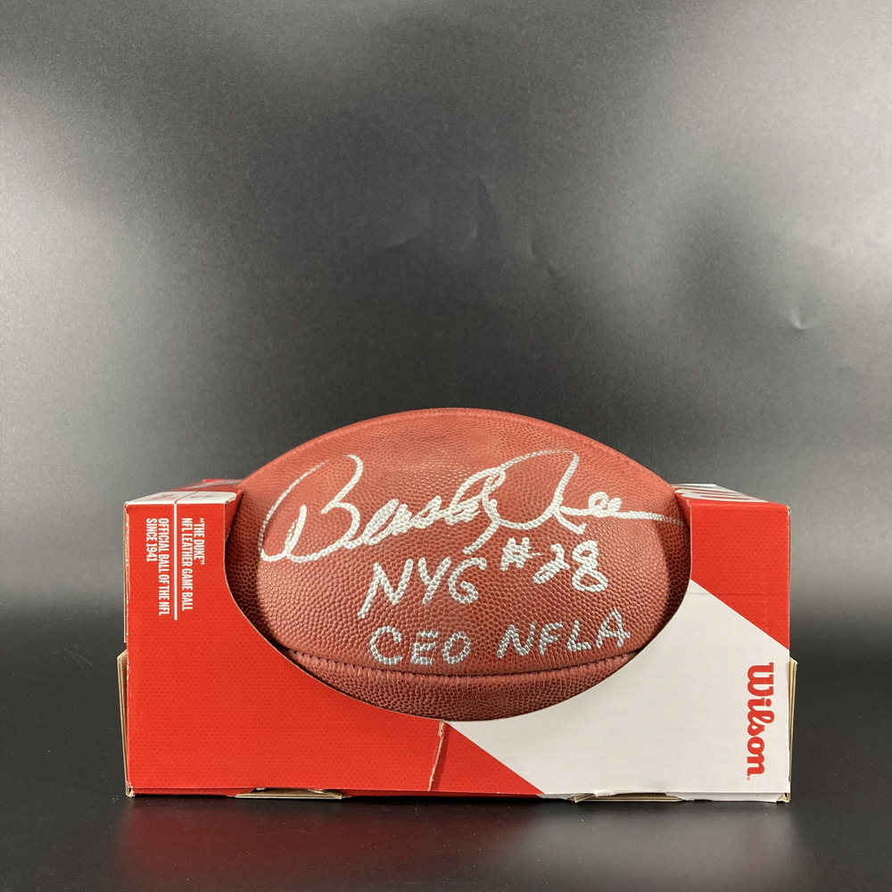 NFL - Giants Beasley Reece Signed Authentic Football | The official ...