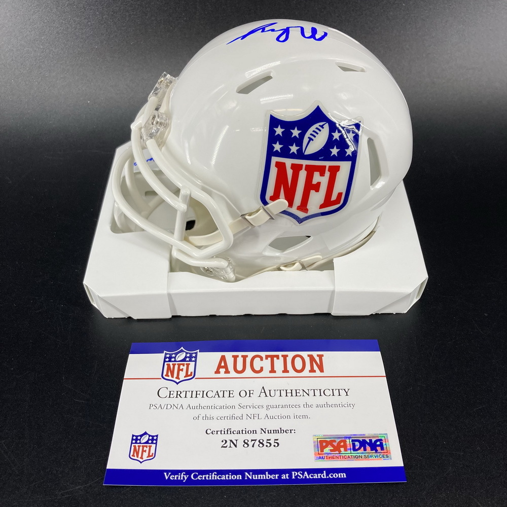 NFL - Minnesota/Clemson Nyles Pickney Signed NFL Shield Mini Helmet ...