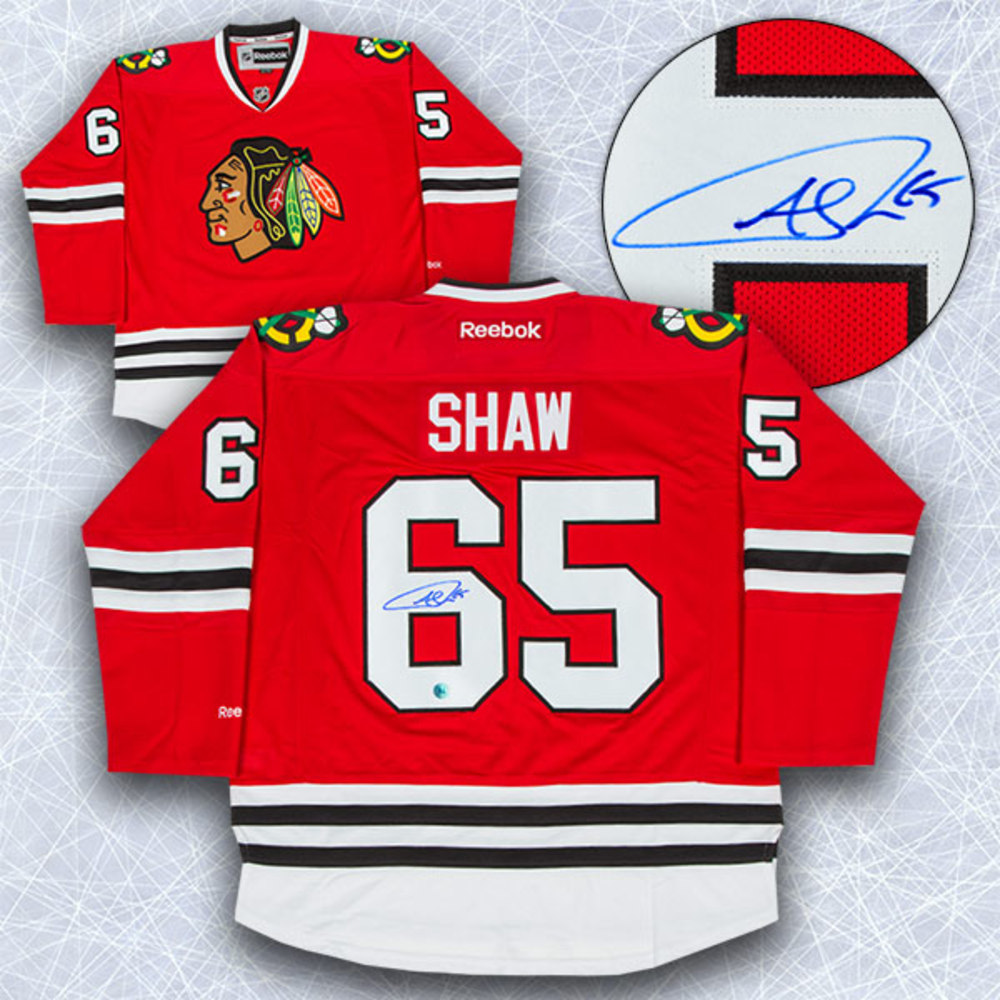 Andrew Shaw Chicago Blackhawks Autographed Reebok Premier Jersey ...