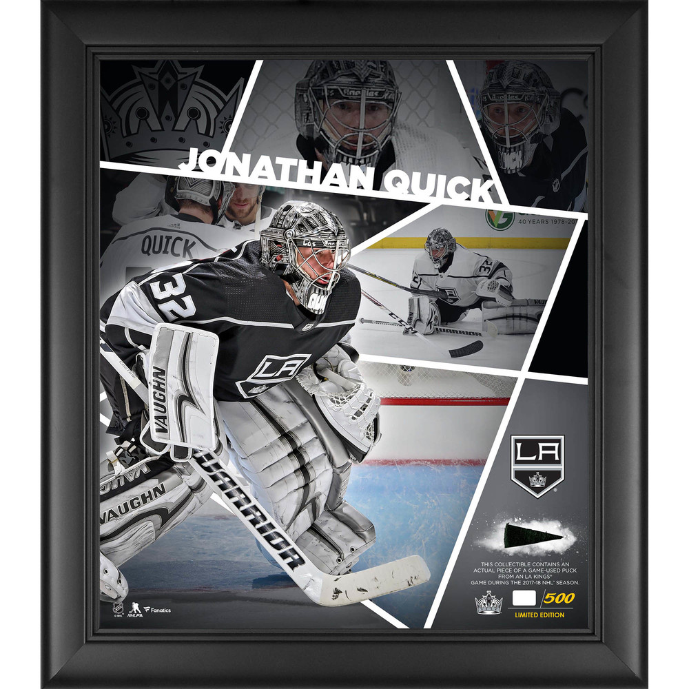 Jonathan Quick Los Angeles Kings Framed 15" x 17" Impact Collage with a ...