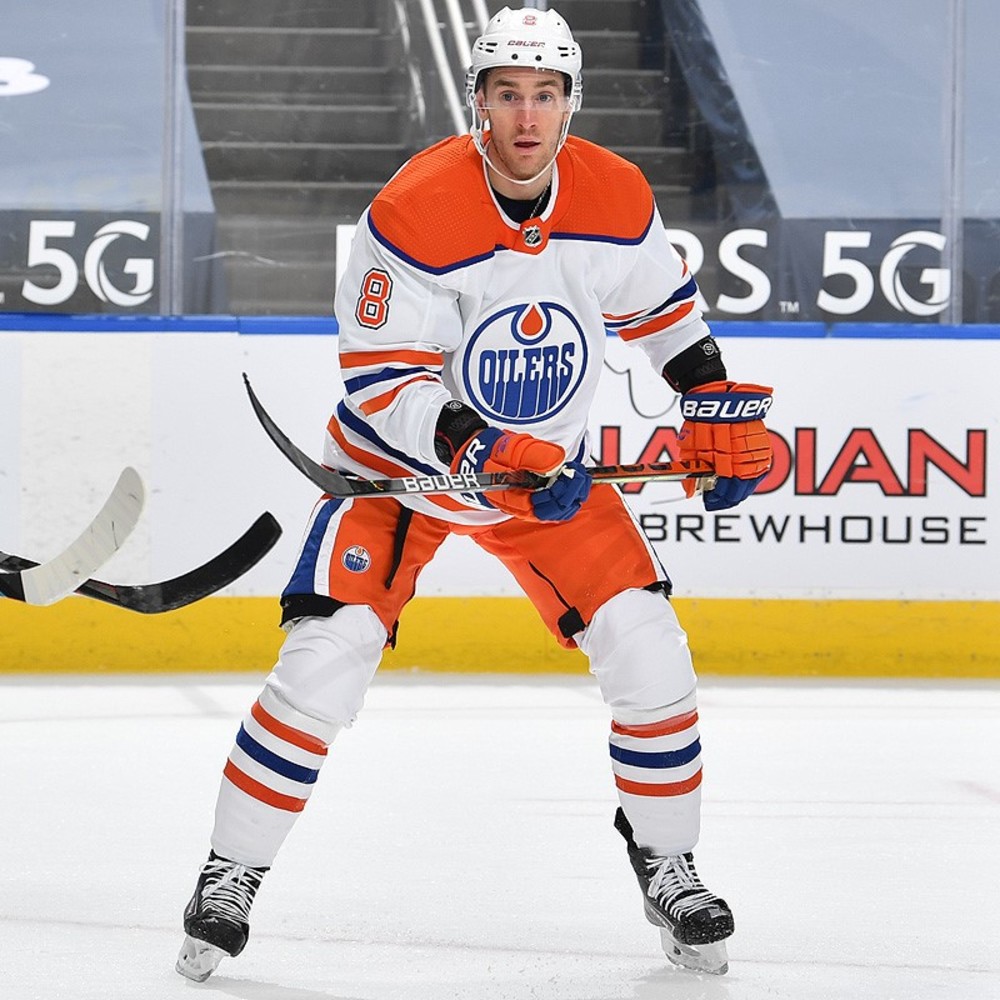 Kyle Turris #8 - 2020-21 Edmonton Oilers vs. Toronto Maple Leafs Game ...