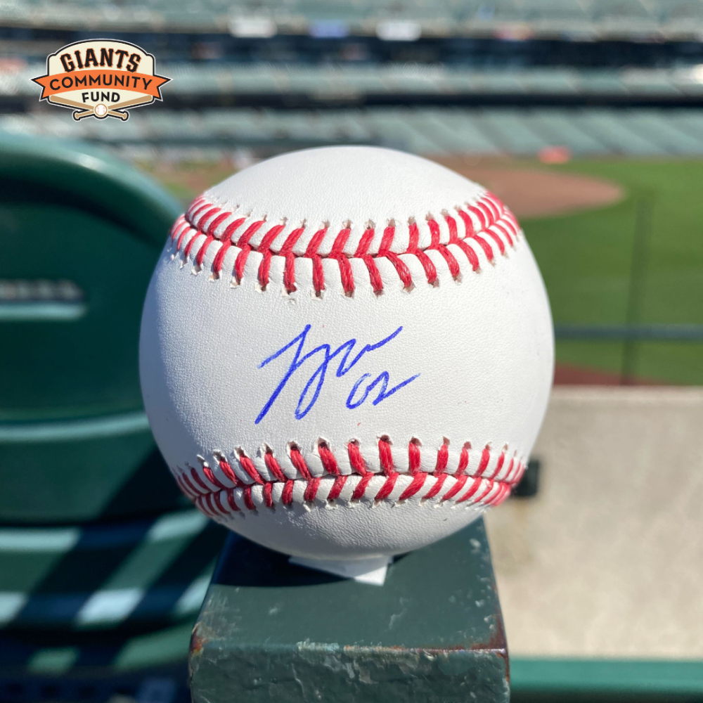 Giants Community Fund: Logan Webb Autographed Baseball | San Francisco ...