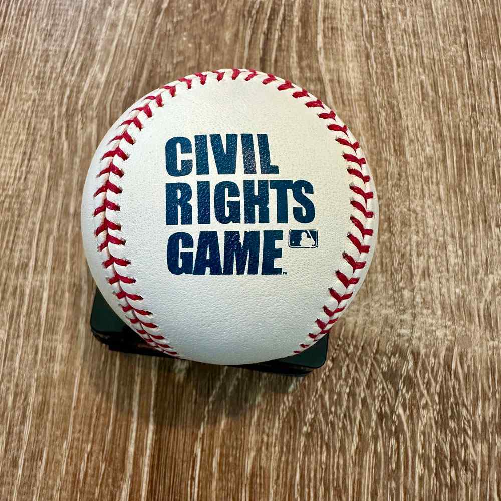 UMPS CARE AUCTION: Civil Rights Game Commemorative Baseball, Not Signed ...