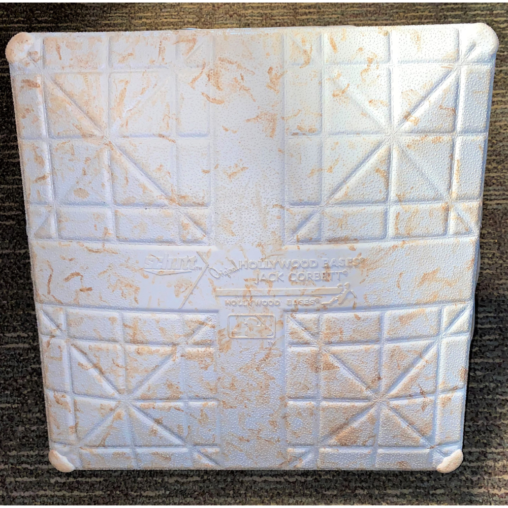 2020 Detroit Tigers Comerica Park Game-Used Base with In Loving Memory ...
