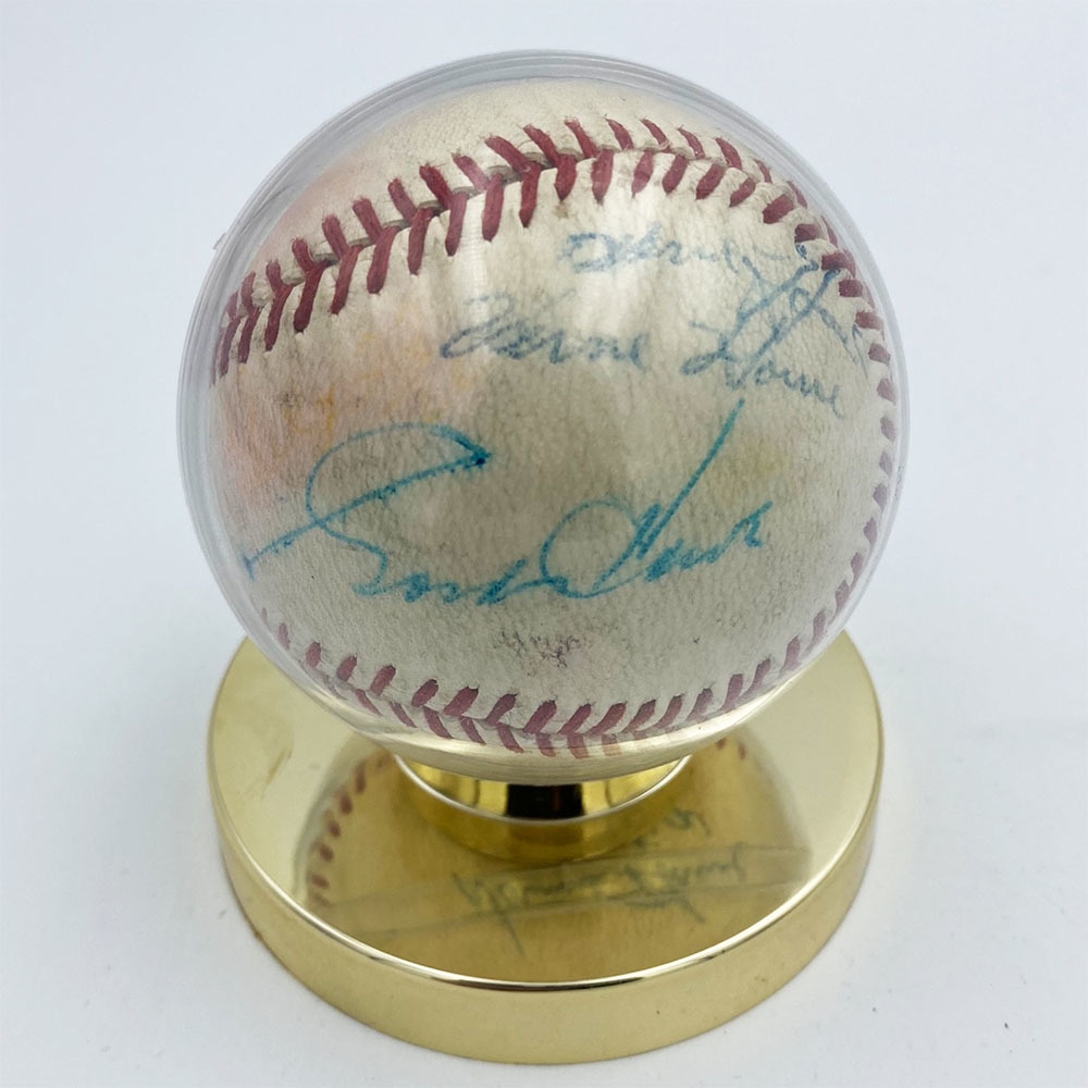 Howe Family Autographed & Used Baseball - NHL Auctions