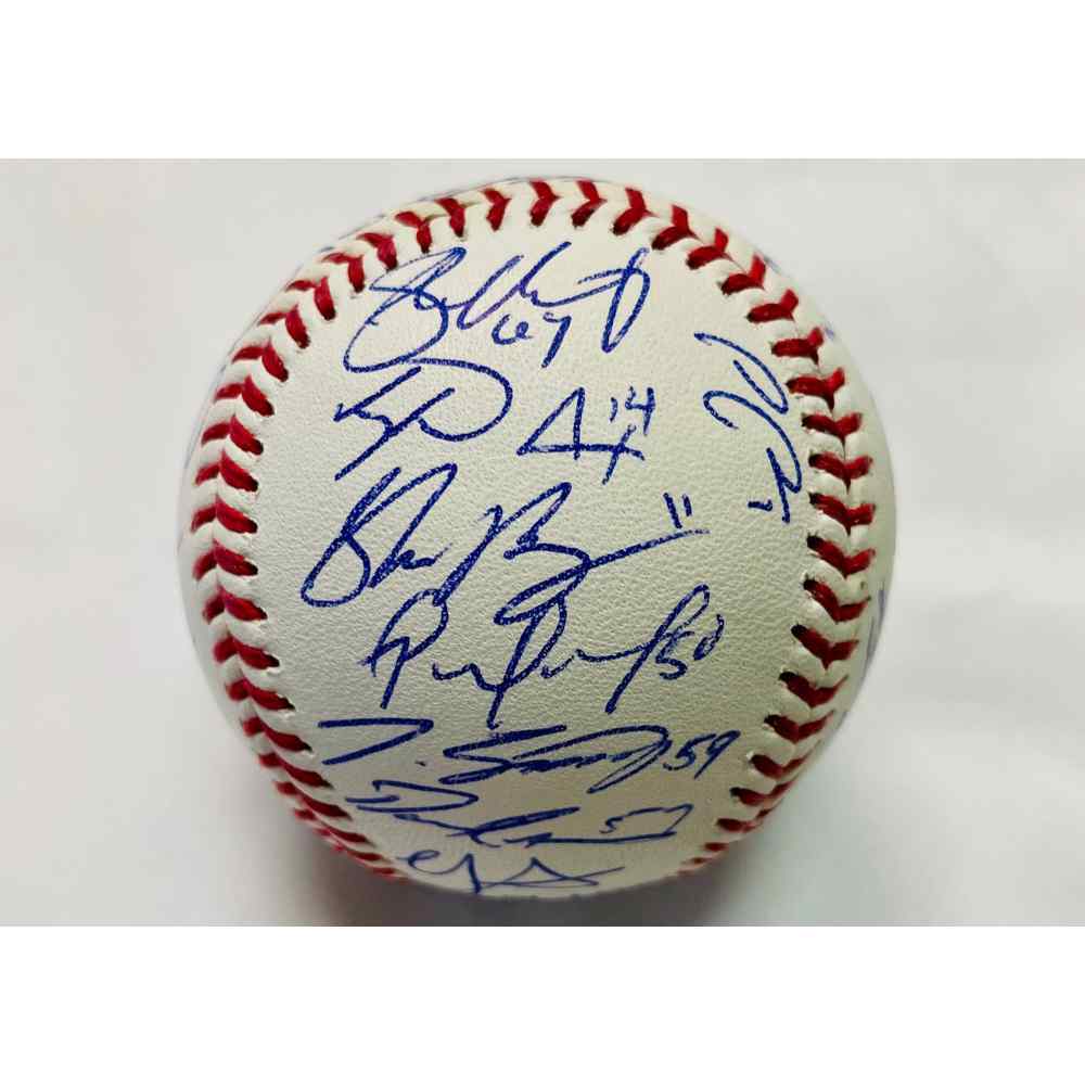 Team Autographed Baseball: Tampa Bay Rays - 2024 | Tampa Bay Rays Auctions