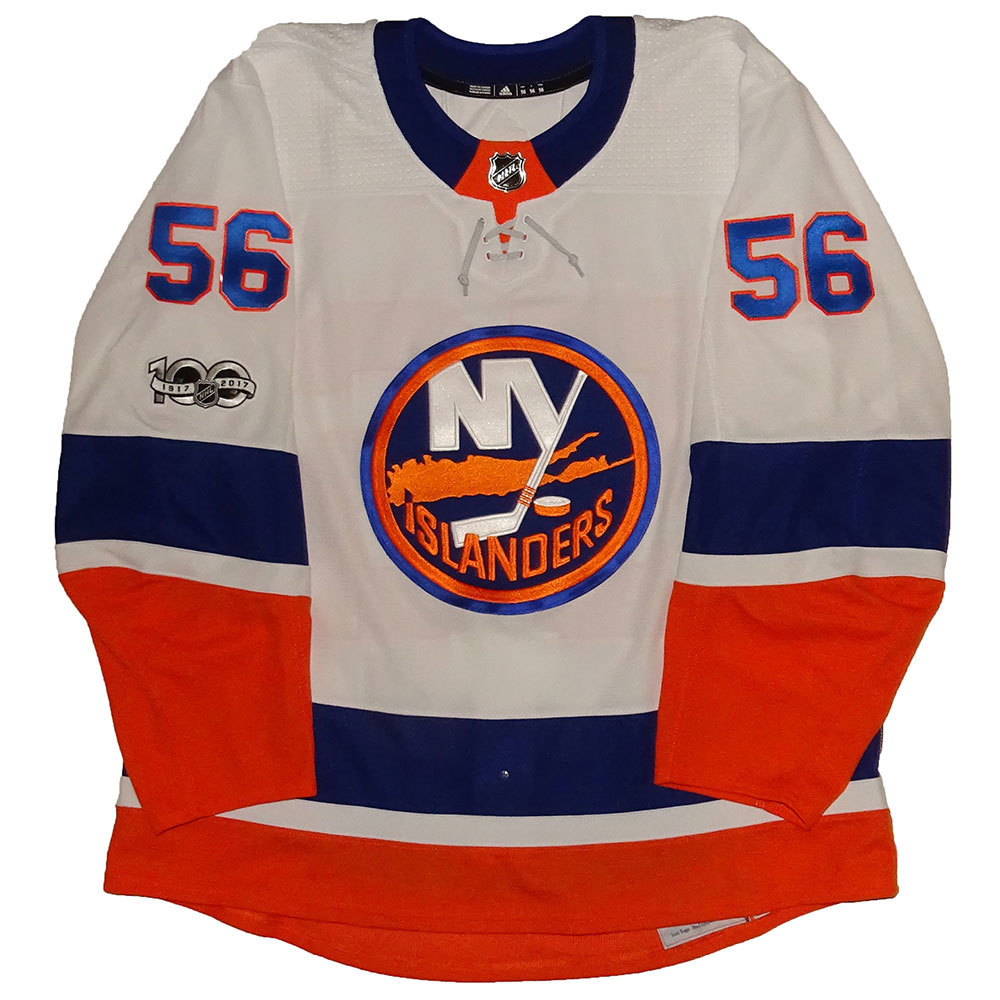 Tanner Fritz - Game Worn Away Jersey - 2017-18 Season - New York ...