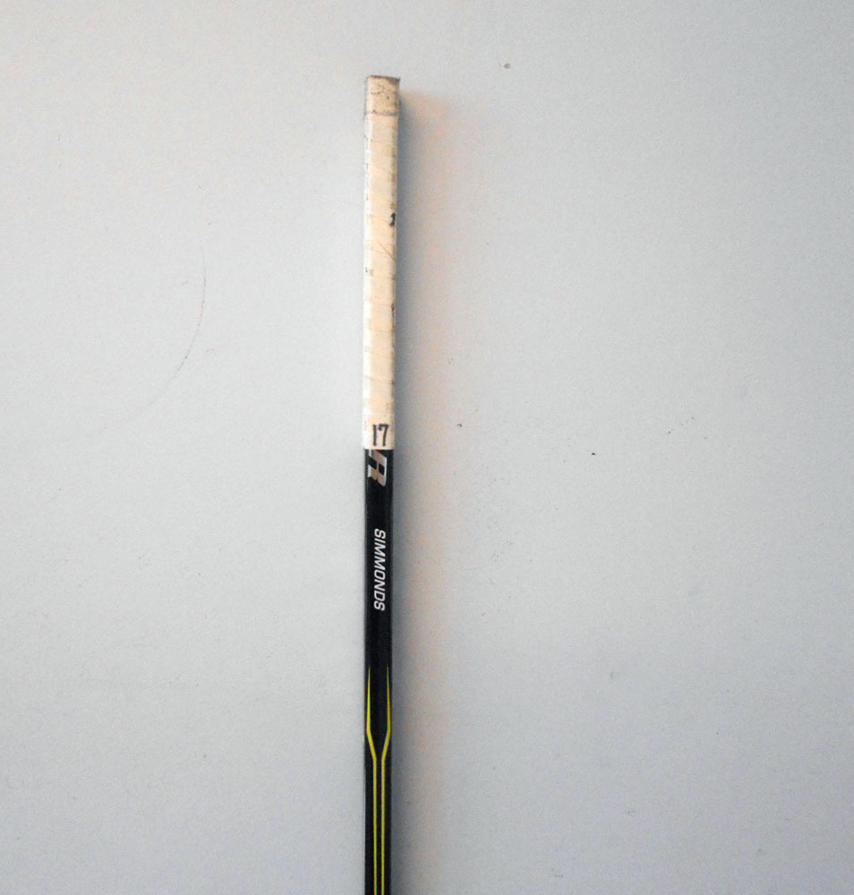 #17 Wayne Simmonds Game Used Stick - Autographed - Philadelphia Flyers ...