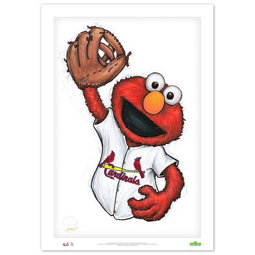 Elmo - St. Louis Cardinals - Limited Edition Print of 100 by Artist S ...