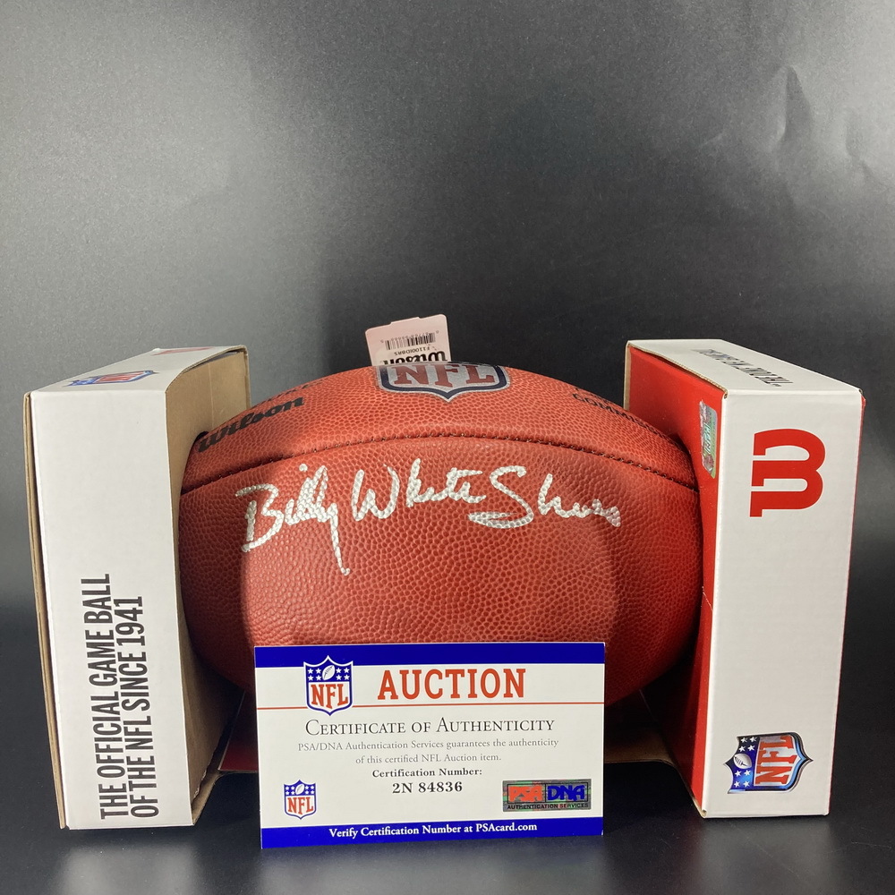 NFL Auction | NFL - Oilers Billy ""White Shoes"" Johnson Signed ...