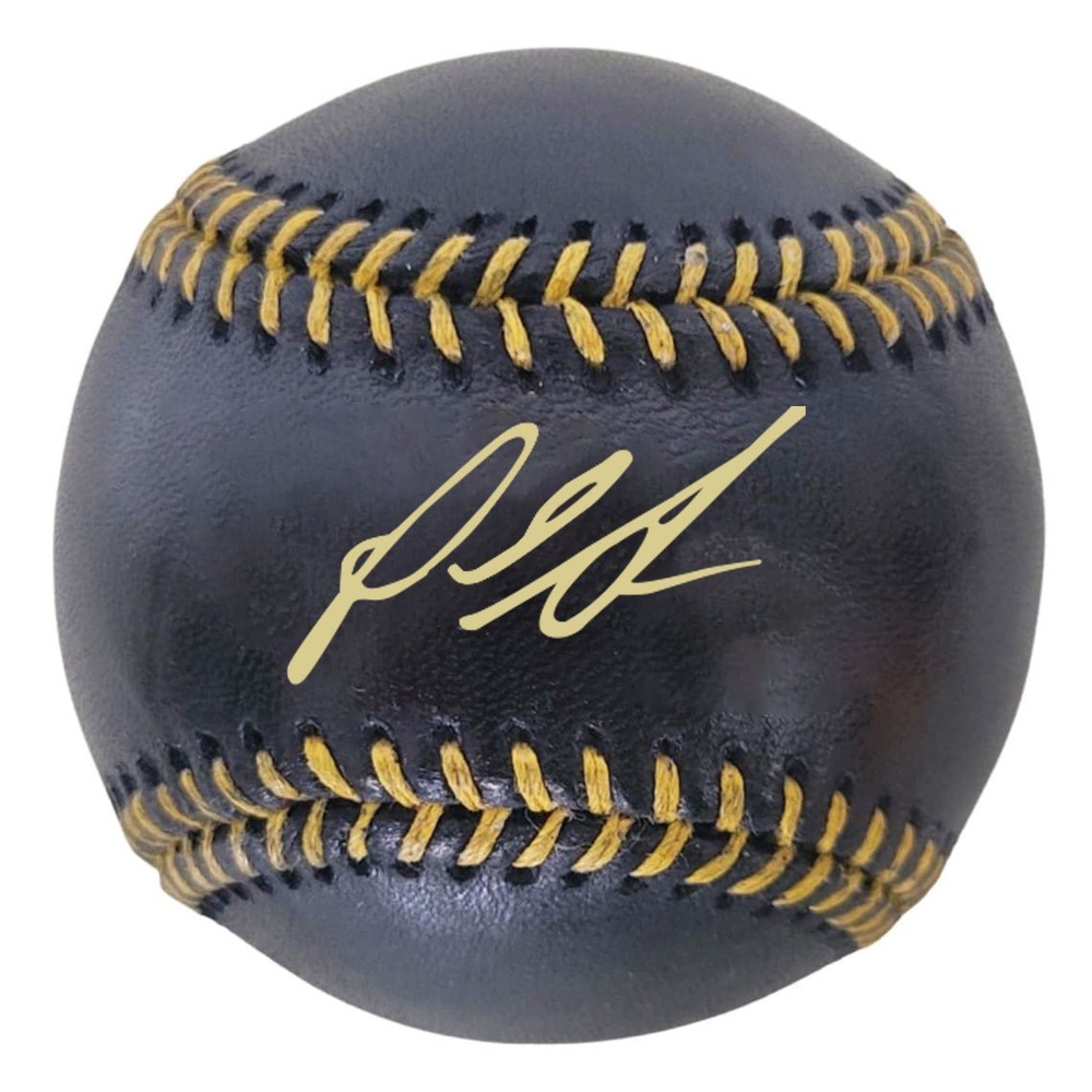 PRESALE: Paul Skenes Autographed Black Baseball | MLB Auctions