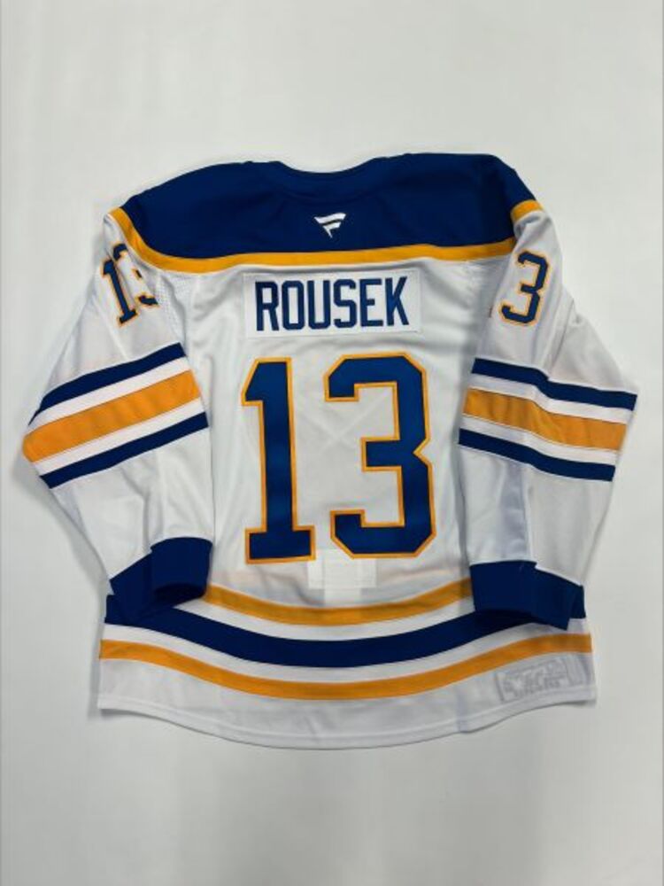 Lukas Rousek 2024-25 Buffalo Sabres Global Series Jersey - NHL Auctions