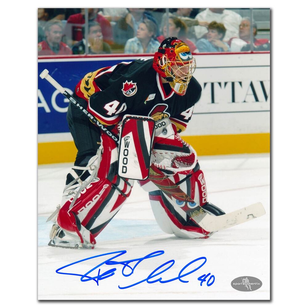 Patrick Lalime Ottawa Senators Focused Autographed 8x10 - NHL Auctions