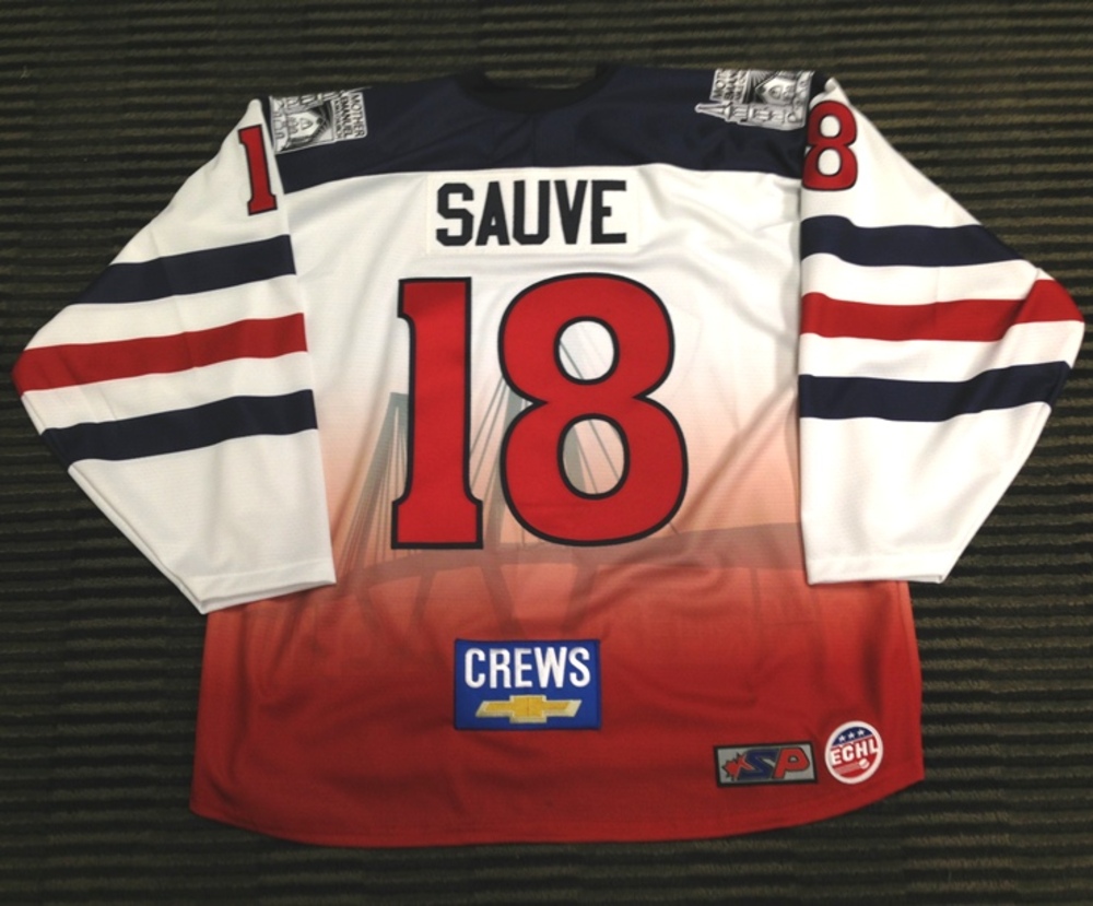 Max Sauve - South Carolina Stingrays - Charleston Strong Game-Worn ...
