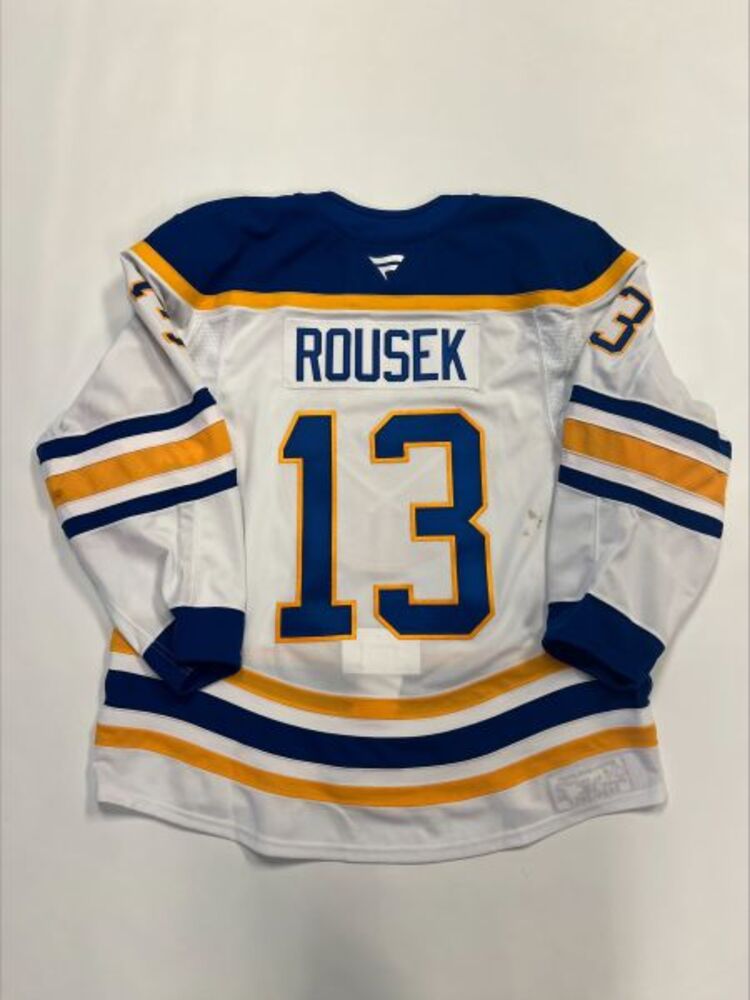 Lukas Rousek 2024-25 Buffalo Sabres Global Series Jersey - NHL Auctions