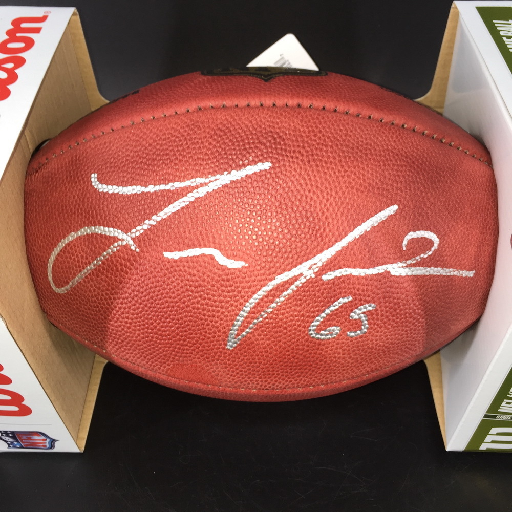 NFL - Eagles Lane Johnson Signed Authentic Football | The official ...