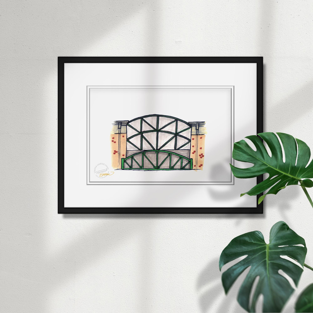 Citi Field Sketch - Limited Edition Print of 42 by S. Preston | MLB ...