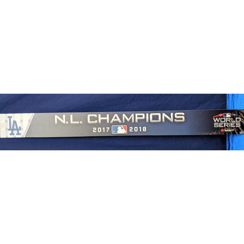 2018 World Series Team-Issued Locker Tag, Large | MLB Auctions