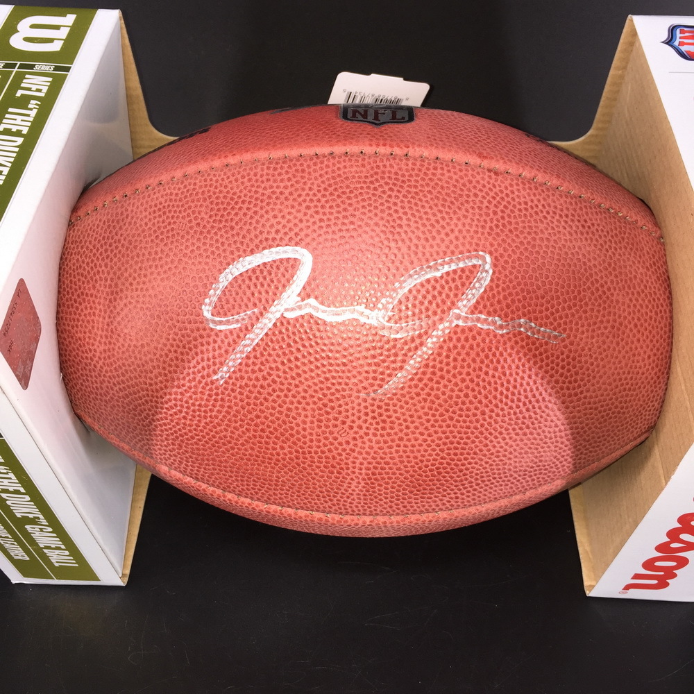 NFL Auction | NFL - Raiders Josh Jacobs Signed Authentic Football with ...