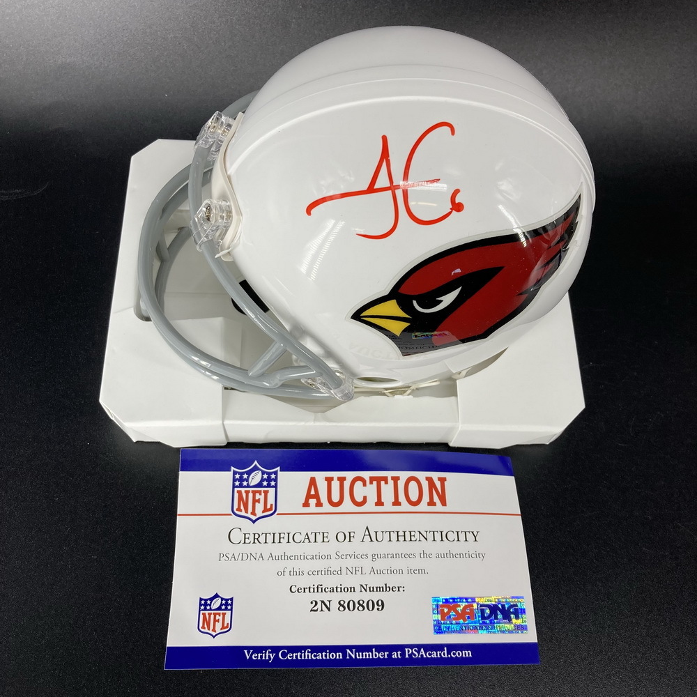 NFL - Cardinals James Connor Signed Mini Helmet | The official auction ...