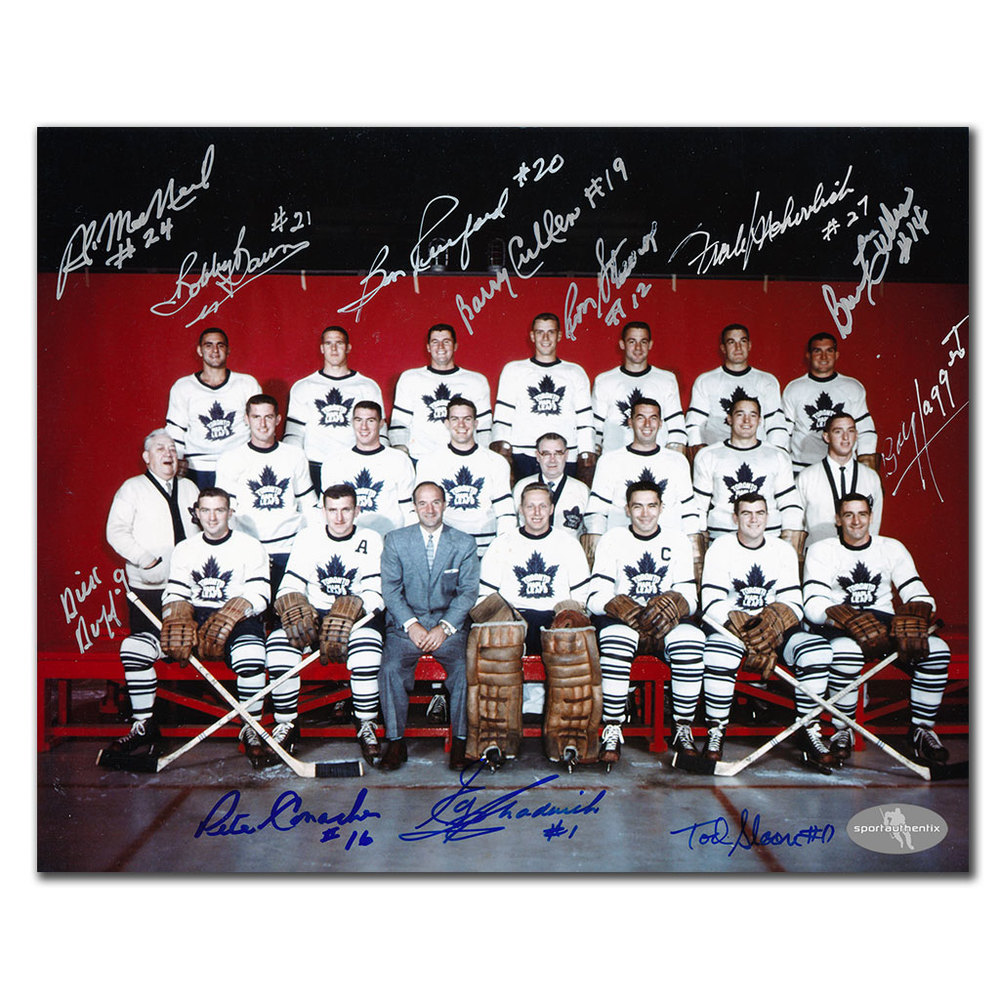 1957-58 Toronto Maple Leafs Team Autographed Photo Signed By 12 - NHL ...