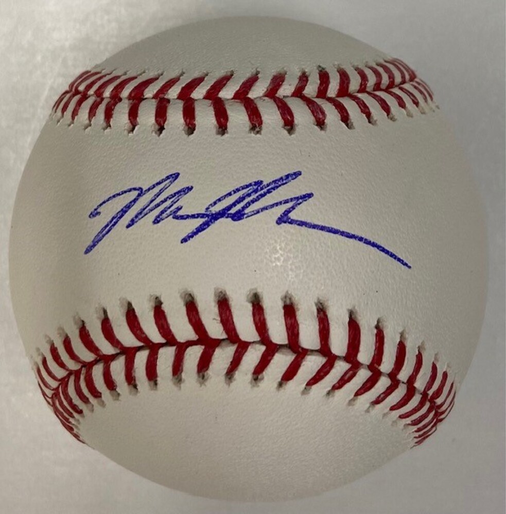 Matt McLain Autographed Baseball | MLB Auctions