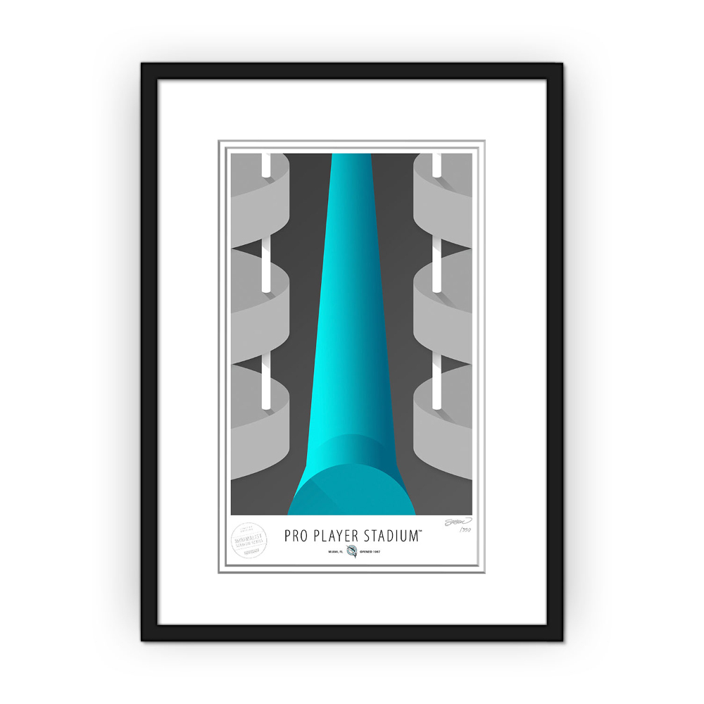 Minimalist Pro Player Stadium Collector's Edition Print by Artist S ...