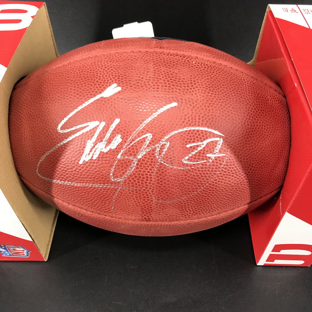 NFL - Titans Eddie George Signed Authentic Football | The official ...