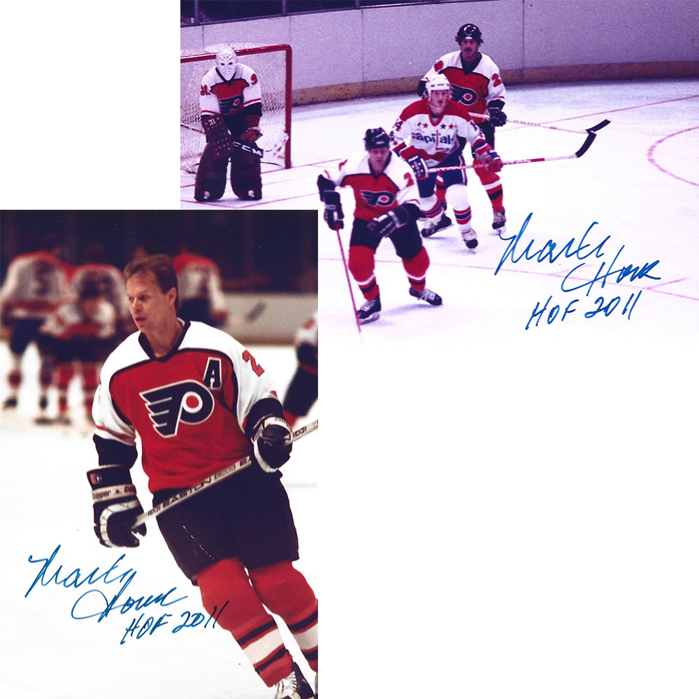 Mark Howe Autographed Philadelphia Flyers 4X6 Photo Lot - NHL Auctions