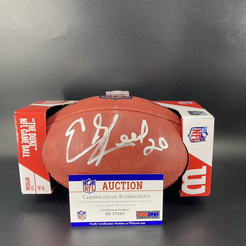 HOF - Ravens Ed Reed Signed Authentic Football | The official auction ...