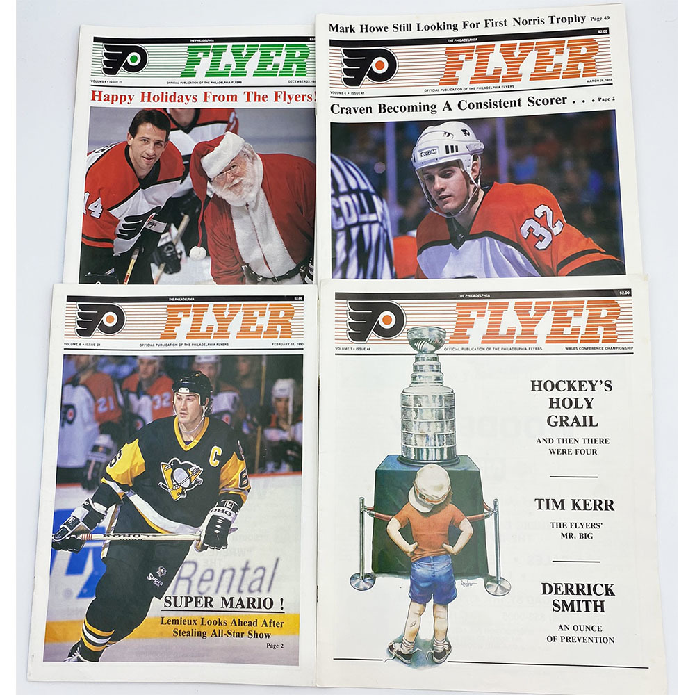 Mark Howe's Philadelphia Flyers Programs - NHL Auctions