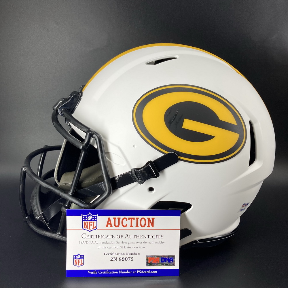 HOF - Packers James Lofton Signed Authentic Lunar Eclipse Helmet | The ...